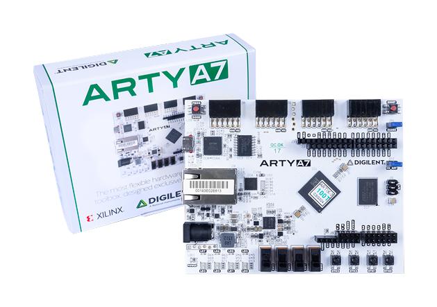 410-319-1 - Digilent - Development Board, Arty A7-100T, Artix-7 FPGA 410-319-1 - Digilent - Development Board, Arty A7-100T, Artix-7 FPGA